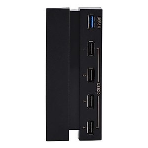 Expansion Hub Controller Adapter, High Speed 5-Port USB Hub 2.0 3.0 Expansion Hub Controller Adapter for Game Console