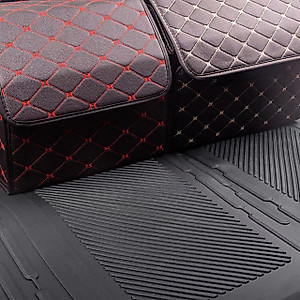 Rubber Cargo Tray Liner compatibility with 2021-2022 Bronco 4-Door,Reserve cutting position without covering The hook,3D TEP Trunk Liner Trunk Mat compatibility with Ford Bronco Accessories (black)