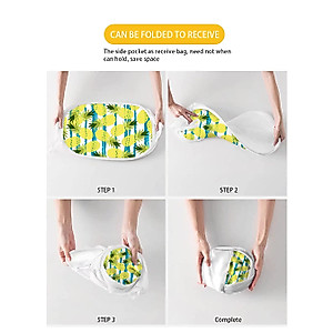 AFPANQZ Axolotl Pattern Mesh Pop-Up Laundry Hampers Collapsible Clothes Basket with Side Pocket Foldable Save Place Steel Frame and Easy to Fold