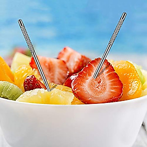 7Pcs 2 Set Portable Stainless Steel Toothpicks Pocket Set, Reusable Metal Toothpicks Cleaning Kit with Holder for Outdoor Picnic Camping Traveling …