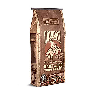 Cowboy 13518 Southern Style Hardwood Lump Charcoal, 18 lb