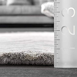 nuLOOM Alex Hand Tufted Wool Runner Rug, 2' x 6', Beige