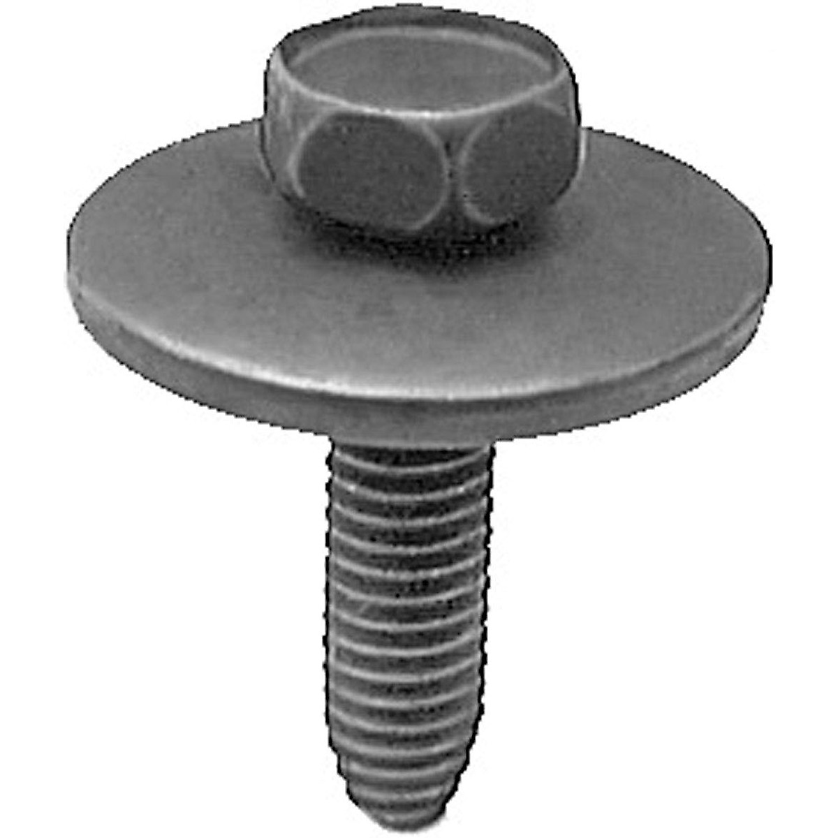 50 6-1.0 X 25mm Metric Hex Head Sems Bolts Class 9.8 11503982