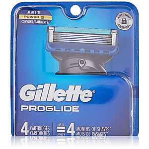 Gillette Fusion5 ProGlide Men's Razor Blade Refills, 4 Count, Mens Razors / Blades