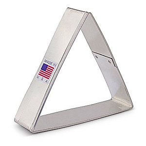 Triangle Cookie Cutter, 3.5" Made in USA by Ann Clark