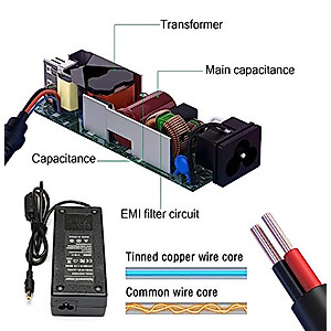 120W Laptop Ac Adapter Charger Power Cord Supply for MSI- Laptop CX62 GE60 GE60K GE62 GE70 GE70K GE72 GP60 GP70 GP72 GS60 GS70 MS-16GA Stealth MS-1756 MS-1757 MS-1771 MS163A E7235 E7405