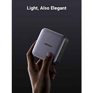 UGREEN 65W USB C Charger Block, Nexode 4-Port GaN Charging Station with 2 USB C and 2 USB A, Power Adapter for iPhone 16/16 Pro/15/15 Pro, Galaxy S24 Ultra, iPad Pro, MacBook Pro/Air, Steam Deck