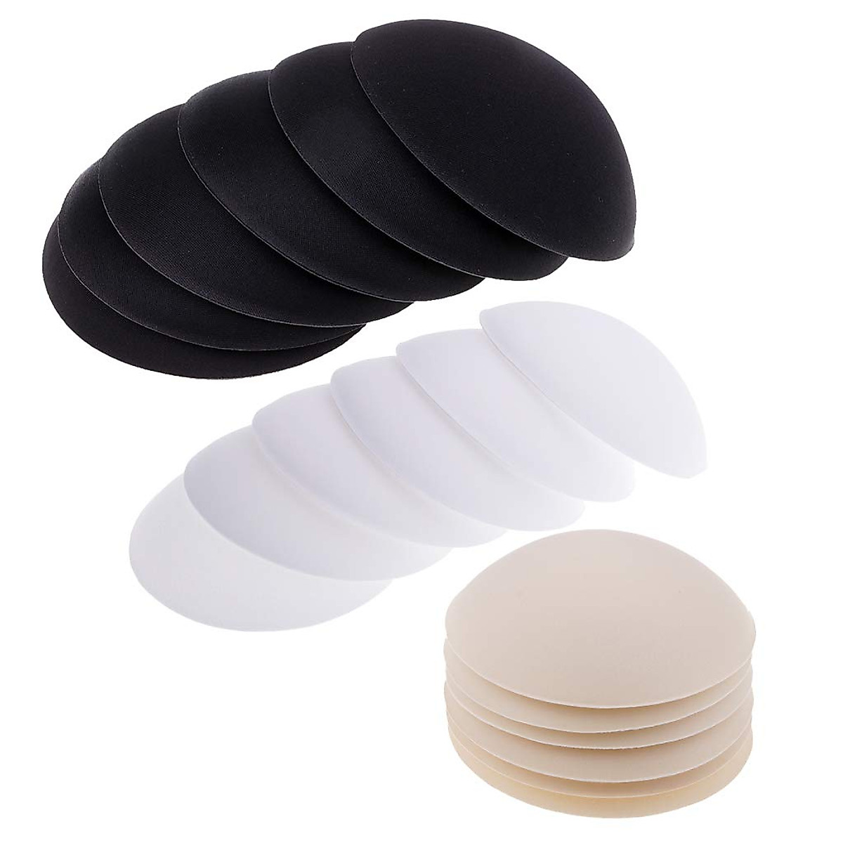 LoveinDIY 9 Pairs Foam Round Push -Up Bra Pads Insert For Bikini Swimsuit Swimwear