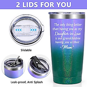 Gingprous Daughter In Law Gifts, The Only Thing Better Than Having You Tumbler Mothers Day Birthday Gifts Christmas Gifts for Daughter In Law from Mother In Law, 20oz Insulate Travel Tumbler, Gradient