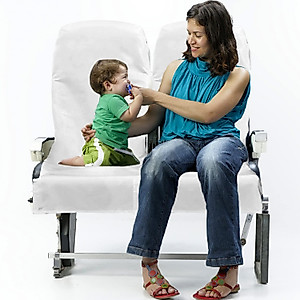 Lainrrew 6 Pcs Disposable Airplane Seat Covers, Non-Woven Fabric Safety Protection Seat Cover Portable Disposable Seat Protectors for Airplane, Train, Bus, Car, Airplane, Office, Movie Theatre