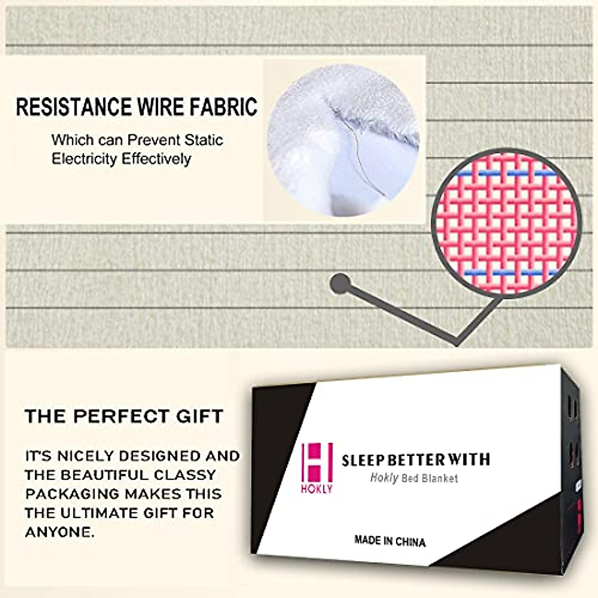 Hokly Soft Blanket Twin Size for All Season Warm Fuzzy Throw Blankets for The Bed Sofa Thermal Lightweight 350GSM Dark Grey 66"*90"