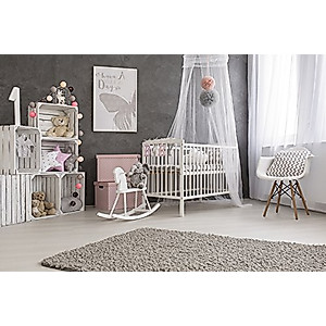 Fitted Crib Sheet Set. Luxe Baby Crib Sheets Girl and Boy. Grey Design Crib Sheets in Ultra Soft Cotton, Crib Sheets Set Fits All Crib Mattresses