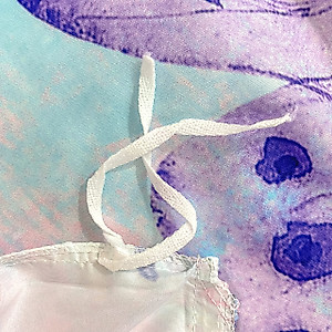 CVHOUSE Butterfly Bedding Queen Size,Rainbow Set for Girls Kids Teens,Rainbow Comforter Cover Soft,1 Duvet 2 Pillowcases 3 Piece,Girls Room Decor Queen 89'x89'