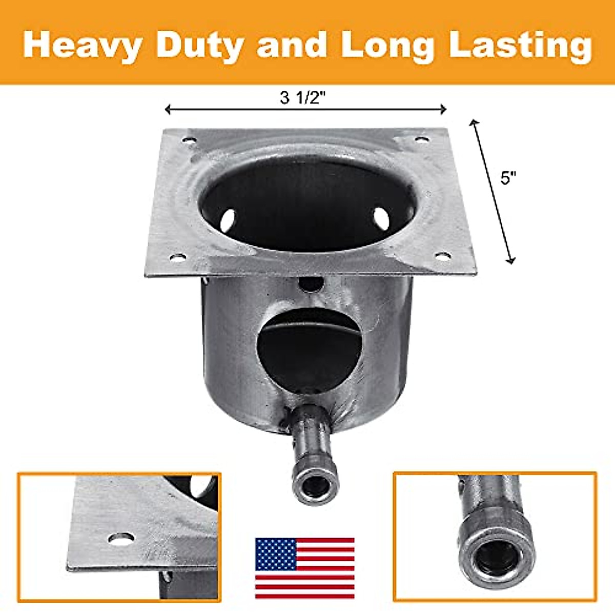 Rebuild Kit For Traegers 2 RPM Auger Motor + Fan Motor + Stainless Burn Pot + Hot Rod