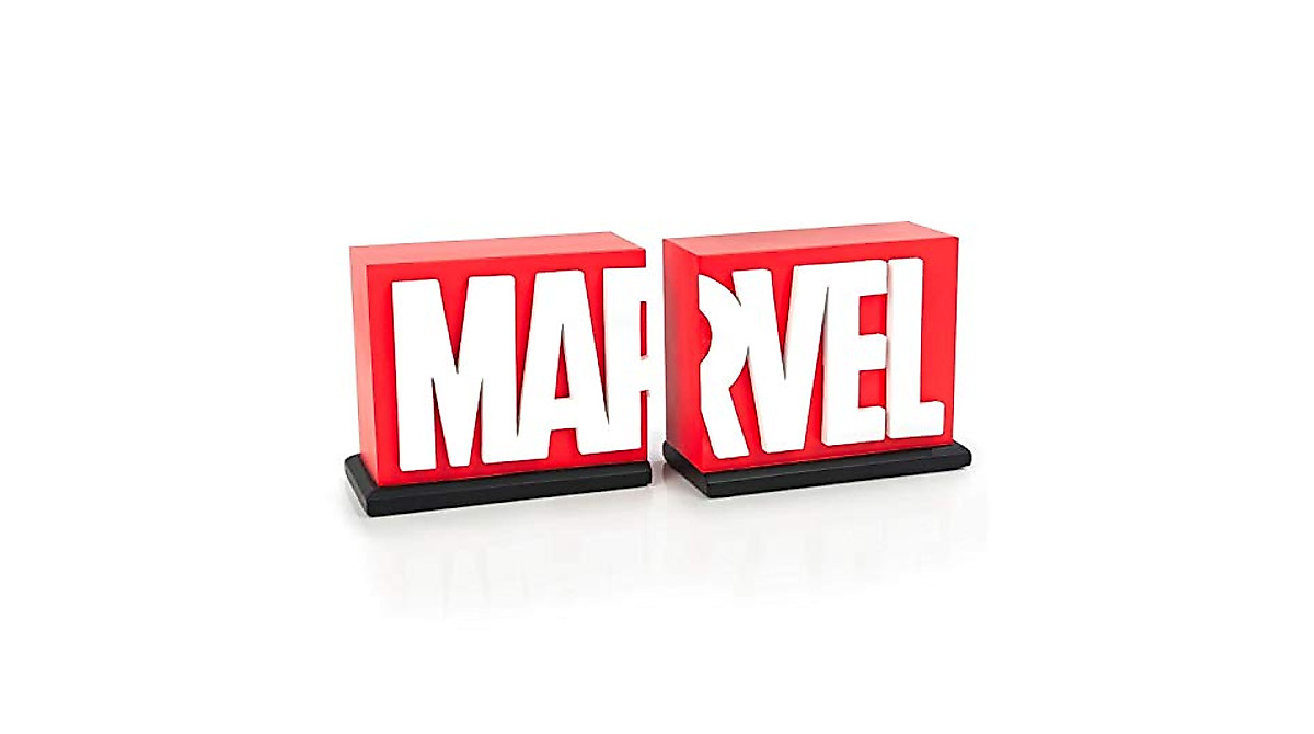 Marvel Logo Bookends - Limited Edition Collectible from Marvel & Gentle ...