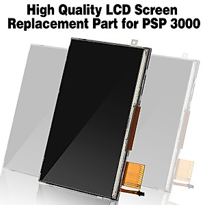 OSTENT Fix Repair Replacement LCD Display Screen for Sony PSP 3000 Console