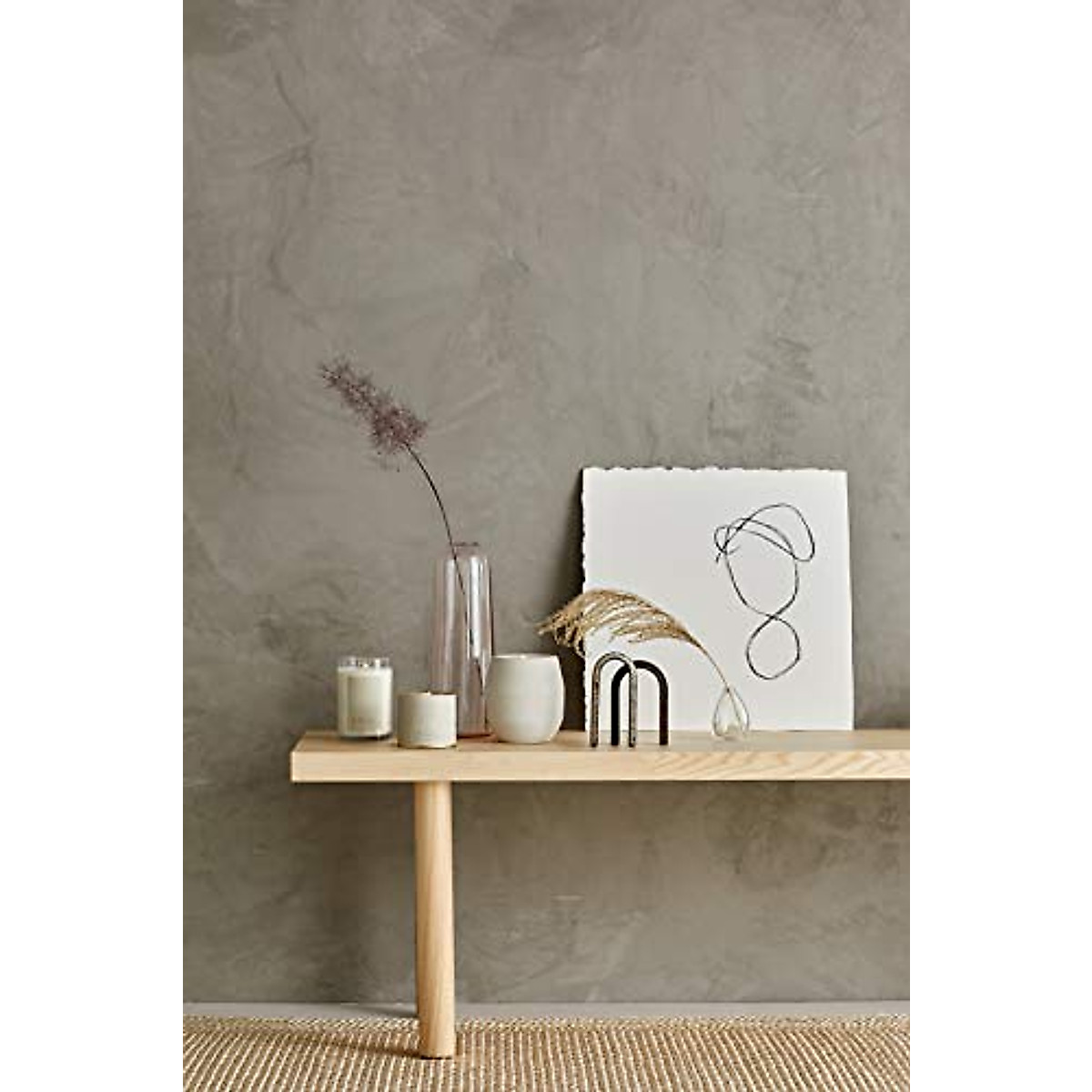 Illume Elemental Collection, Vetiver Sage Natural Tin, 8.5oz Candle, Grey