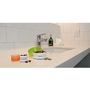 humangear GoTubb | Hard Container | Easy Open | Food-Safe Material, Clear/Green/Blue, Small