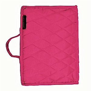 Yazzii Original Craft Organizer Tote Bag - Portable Storage Bag Organizer - Multipurpose Storage Organizer for Crafts, Cosmetics & Jewelry. Fuchsia
