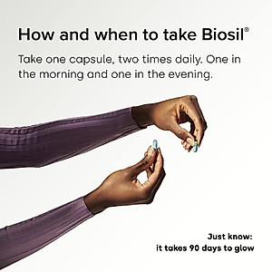 Biosil Healthy Aging - 60 Capsules - Beauty, Vitality & Thyroid Support - with Patented ch-OSA & Selenium - 60 Servings