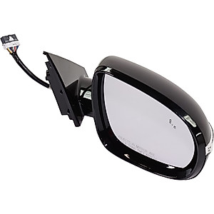 Kool Vue Passenger Side Power Heated Mirror for Kia Sorento 2016-2018 Power Fold With Signal Light, Blind Spot Monitor & Memory Paintable