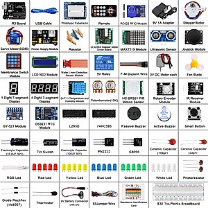 LAFVIN Ultimate Starter kit with R3 Board Mega2560 Mega328 Nano Compatible with Arduino IDE with Tutorial