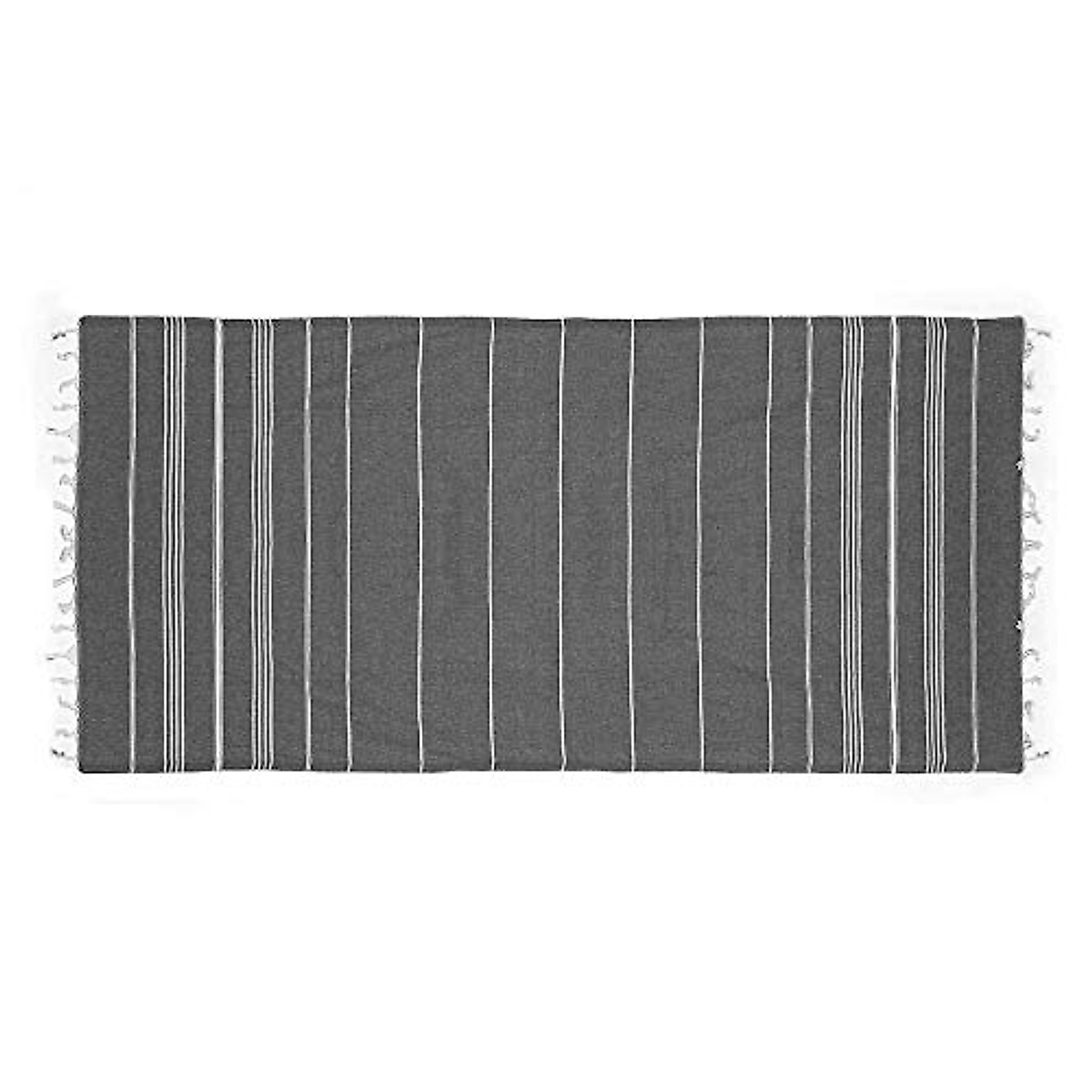 realgrandbazaar Lucky Turkish Towels Beach Towels0 Cotton - Pre Washed, No-Shrink, Quick Dry, Soft 39x71' Large Peshtemal, Turkish Towel, Set can be Made - Goqan (Azure)