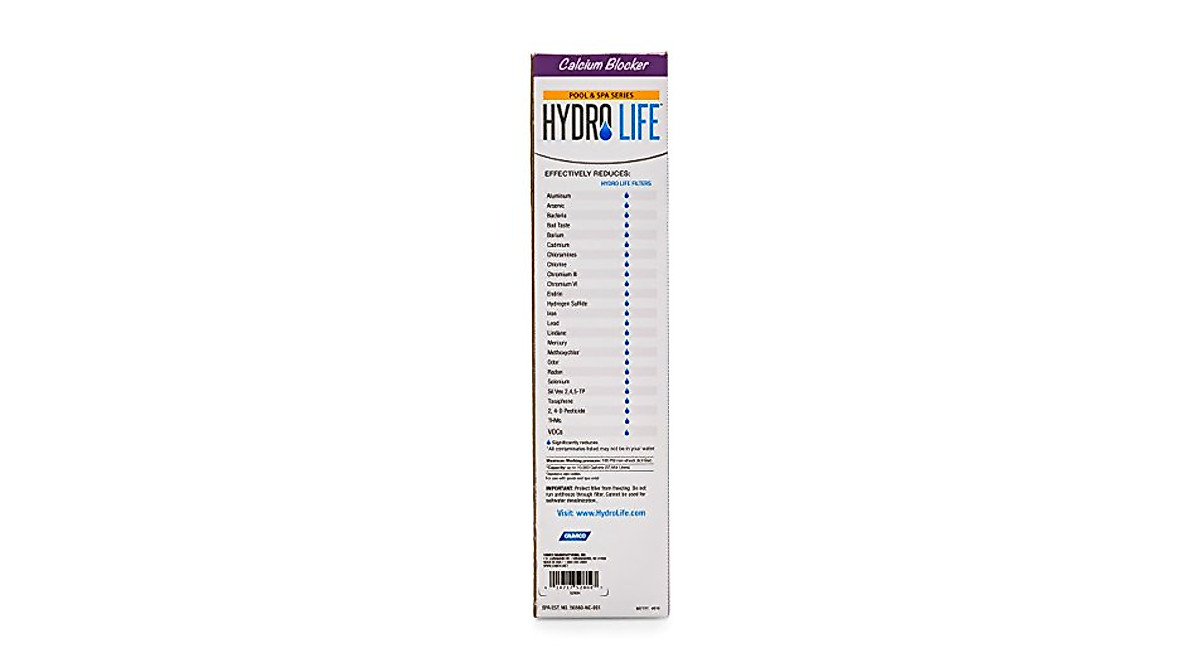 Hydro Life Pool Filter: Calcium Blocker & Stain Prevention