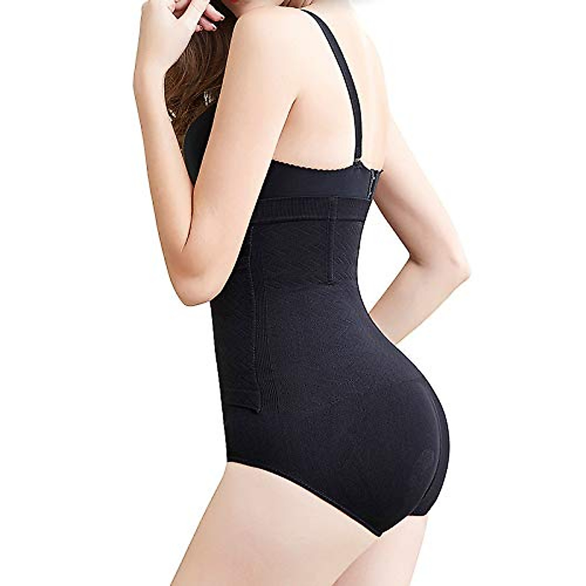 FchengtaiS Women's Briefs Underwear Solid Color Patchwork Panties Fresh & Dry Brief Lace Edge Underwear Black