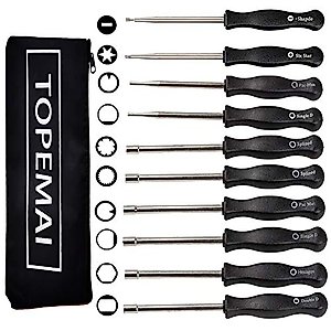 10 Pcs Carburetor Adjustment Tool Screwdriver Kit for Common 2 Cycle Carburator Adjusting Small Engine Carb Tune up Adjusting Tool - Carb Tool Kit, Carburetor Adjuster Tool