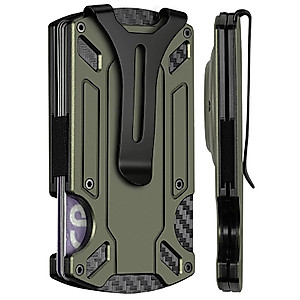 furid Apple Airtag Wallet Men: Air Tag Wallet, Wallet with Airtag Holder, Minimalist Slim Wallet with Money Clip