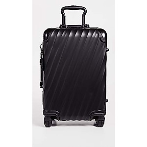 TUMI 19 Degree Aluminum International Carry On Suitcase, Matte Black, One Size