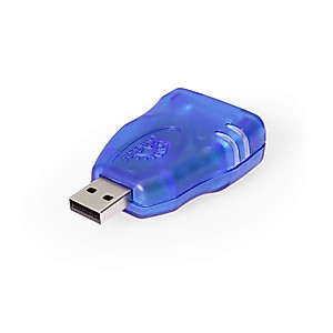 USB RS-232 Serial Adapter DB-9 Male works with all Windows and Mac