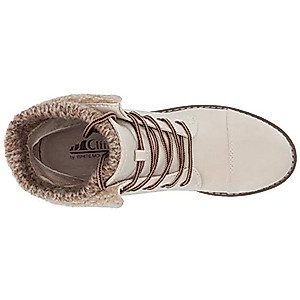 CLIFFS BY WHITE MOUNTAIN Women's Duena Hiking Style Boot, Winter White/Burn/Fab/Fleece, 10 M