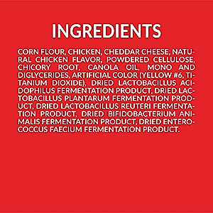 Pup Corn Plus - Puffed Dog Treats with Prebiotics and Probiotics - Chicken & Cheddar Cheese (24.5oz) - Made in USA