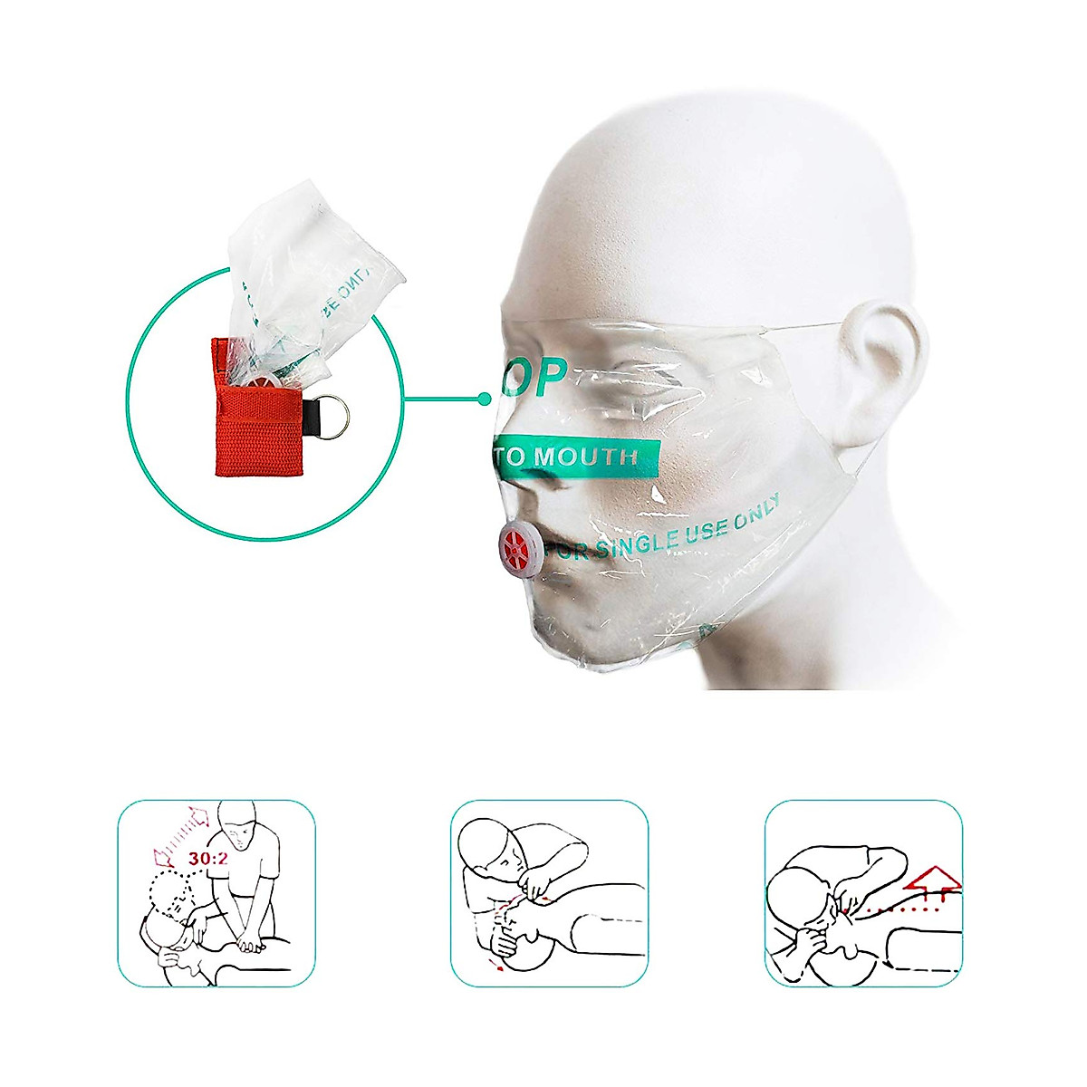 SuccorWare Small First Aid Kit - 100 Piece - Mini First Aid Kit for Home, Camping, Hiking, Backpacking, Travel, Vehicle, Outdoors - Emergency & Medical Supplies