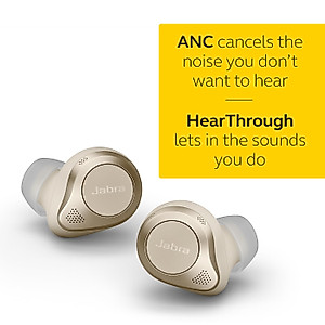Jabra Elite 85t True Wireless Bluetooth Earbuds, Gold Beige – Advanced Noise-Cancelling Earbuds with Charging Case for Calls & Music – Wireless Earbuds with Superior Sound & Premium Comfort, 12