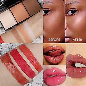 All in One Makeup Set for Women Full Kit, Includes 32 Colors Makeup Kit Eyeshadow Palette, 3 Solid Lip Gloss, 5 Pro Makeup Brushes, 3 Highlighter & Contour, 1 Make Up Mirror, Ideal Makeup Palette Gift Set for Women Girls Teens