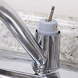 Danco Delta Diamond Cartridge Lavatory Kitchen Faucet Repair Kit | Optional Safety Feature with Hot Water Limiter (10992), Gray