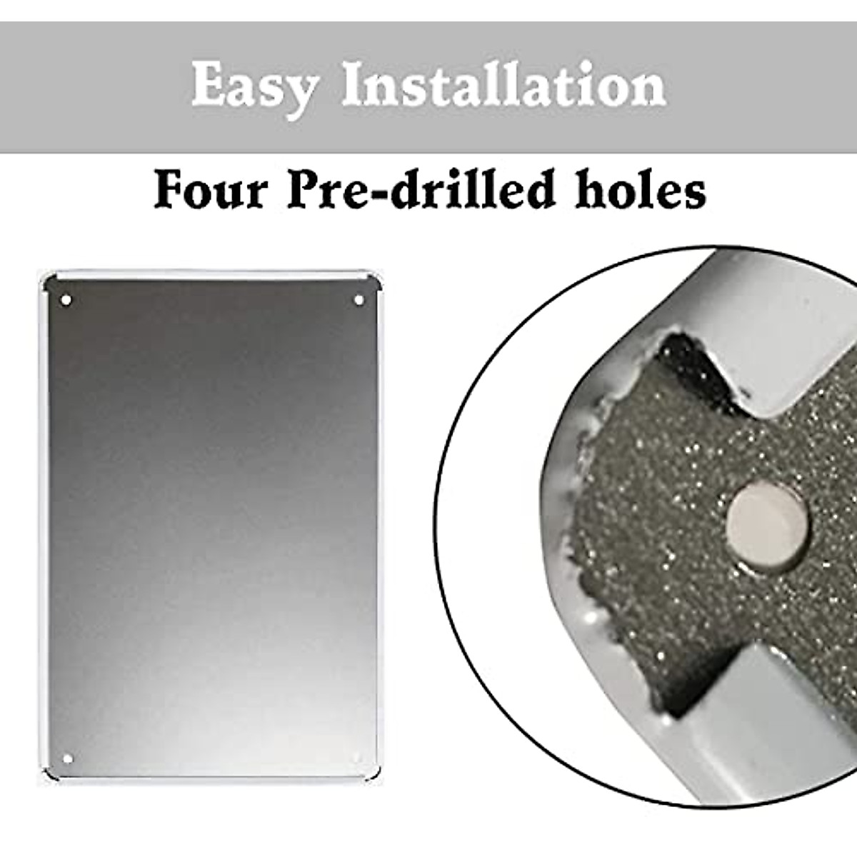 Funny Sarcastic Metal Signs Warning My Sense of Humor Might Hurt Your Feelings For Garage Man Cave Bar Home Bedroom Sign Wall Decor Tin Signs 8"x12"