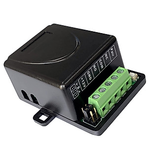 UHPPOTE 433MHz 1-Channel RF Wireless Remote Control Switch Input Voltage 12VDC for Garage Door Openers, Electirc Lock, LED Lights, etc.