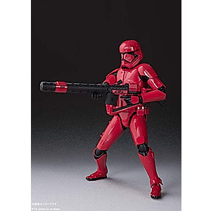 BANDAI SPIRITS S.H.Figuarts Star Wars Sith Trooper (Star Wars: The Rise of Skywalker) 6in. PVC & ABS Painted Action Figure