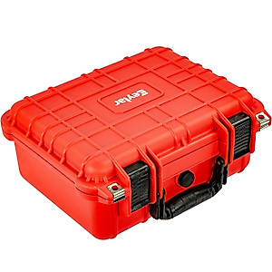 Eylar Protective Hard Camera Case Water & Shock Proof w/Foam TSA Approved 13.37 Inch 11.62 Inch 6 Inch Red