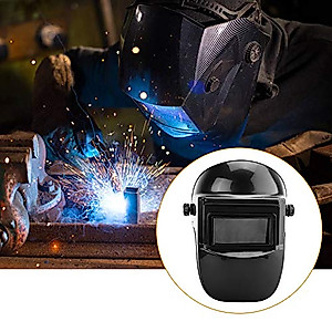 Welding Helmet Solar Auto Darkening Flat Flip Welding Half Helmet Grinding Welder Shield UV Infrared Protection for ARC MMA MAG TIG Plasma Cutting.