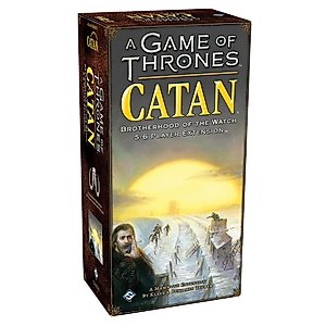 A Game of Thrones CATAN Brotherhood of the Watch Board Game 5-6 Player EXTENSION - Strategy Game for Adults and Teens, Ages 14+, 3-6 Players, 60-90 Minute Playtime, Made by CATAN Studio