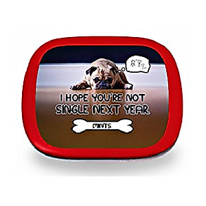 Funny Statement Mints - Breath Fresheners for Adults - Mens Gag Gifts, Stocking Stuffers, Candy Basket Fillers - Sugar-Free - Pocket-Size Metal Tins (Single Pup)