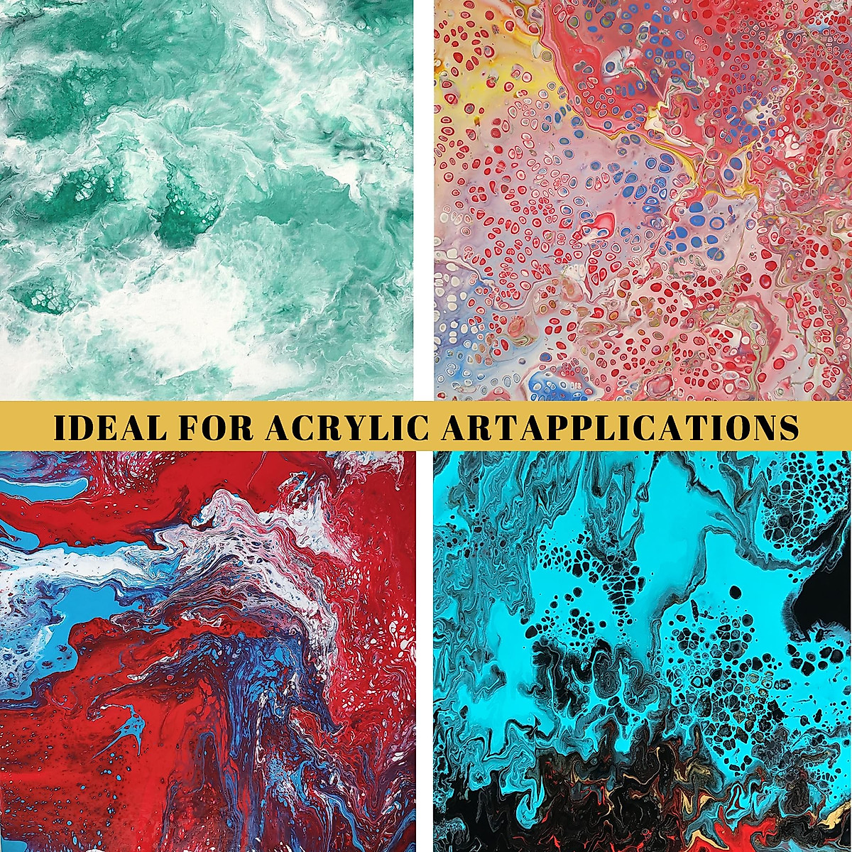 6 Ounces 100% Pure Silicone oil for Acrylic Pouring, Excellent Liquid Silicone for Acrylic Paint Pouring, Ideal Silicone Oil for Dramatic Cell Creation, Professional Silicon Oil Supplies, Non-Toxic & Odorless