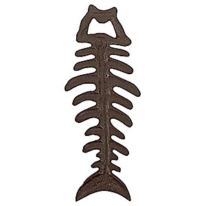 Design Toscano Fish Bones Skeleton Cast Iron Bottle Opener