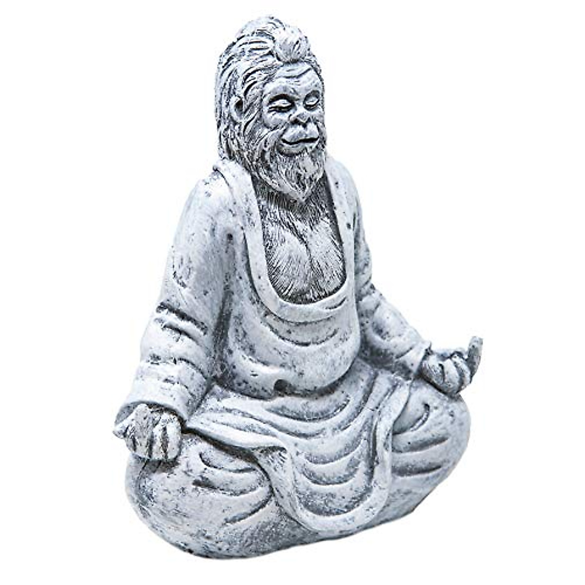 Funny Guy Mugs Garden Gnome Statue - Middle Finger Bigfoot - Indoor/Outdoor Garden Gnome Sculpture for Patio, Yard or Lawn