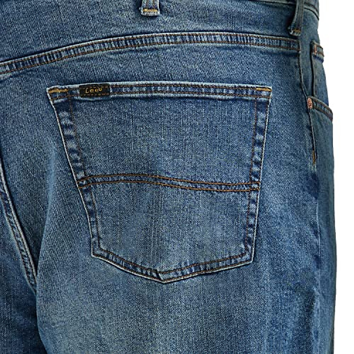 Lee Men's Big & Tall Premium Select Custom Fit Loose Straight Leg Jean, Drifter, 52W x 30L